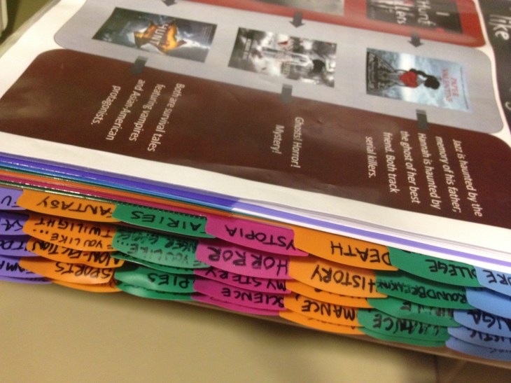 Passive Readers’ Advisory for Teens in the Library – wrapped up in books