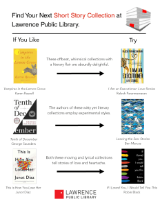 Like, Try, Why: Short Story Collections – wrapped up in books